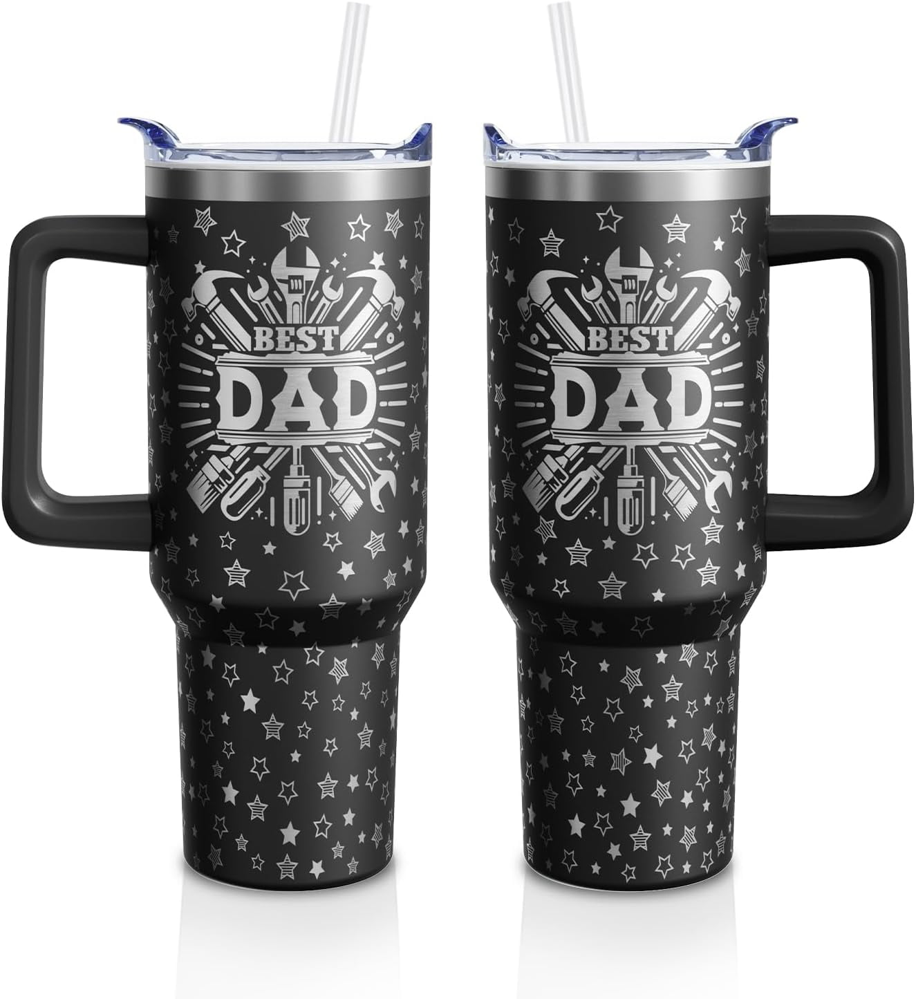Father''s Day Cup Gifts for Dad Grandpa, Daddy Husband Laser Stainless ...