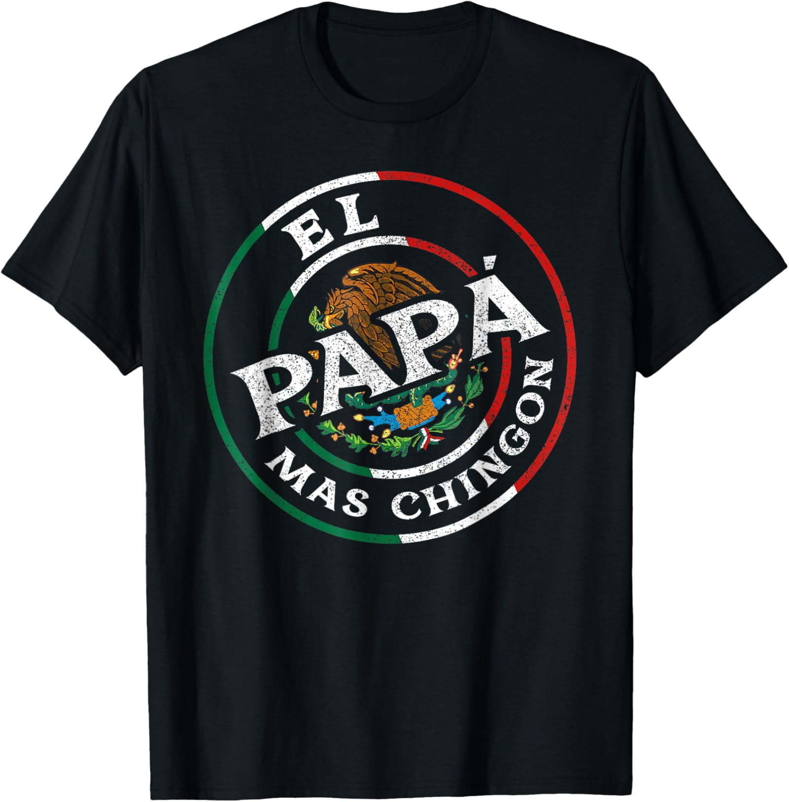Father's Day El Papa Mas Chingon Funny Mexican Dad Spanish T-Shirt A17 ...
