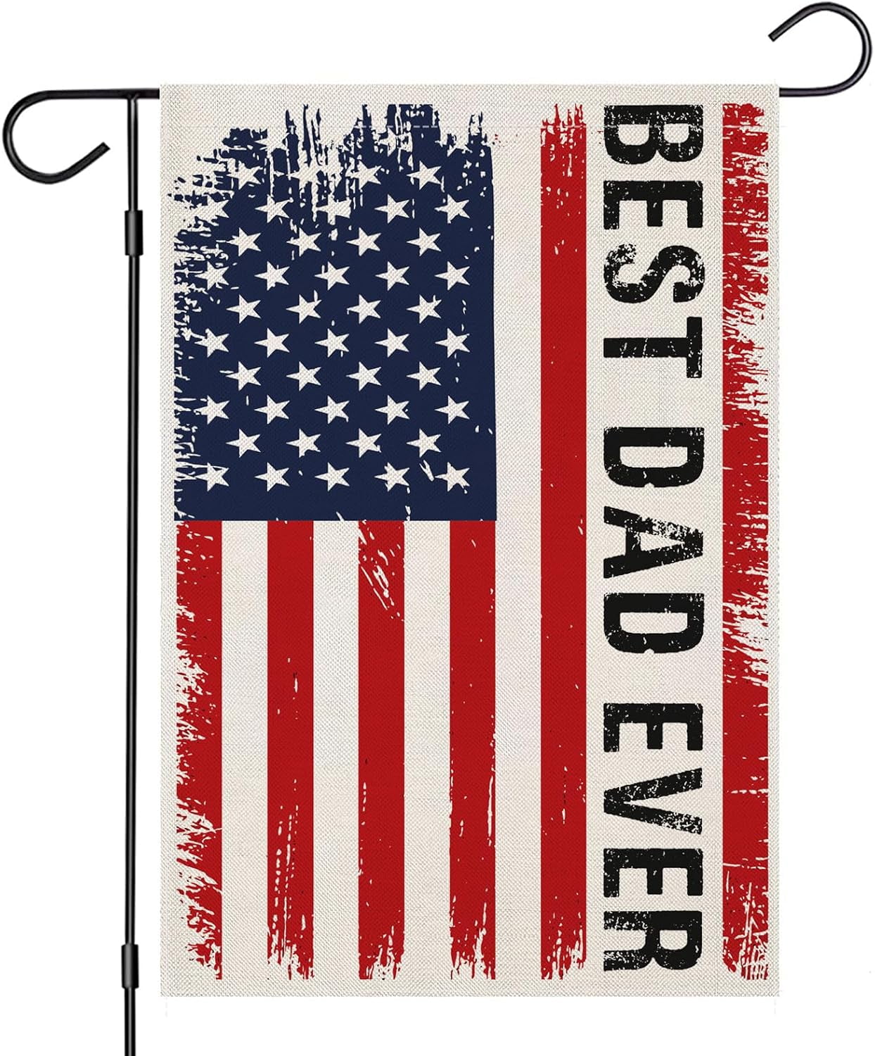 Father''s Day Garden Flags for Outside, BEST DAD EVER American Flag ...