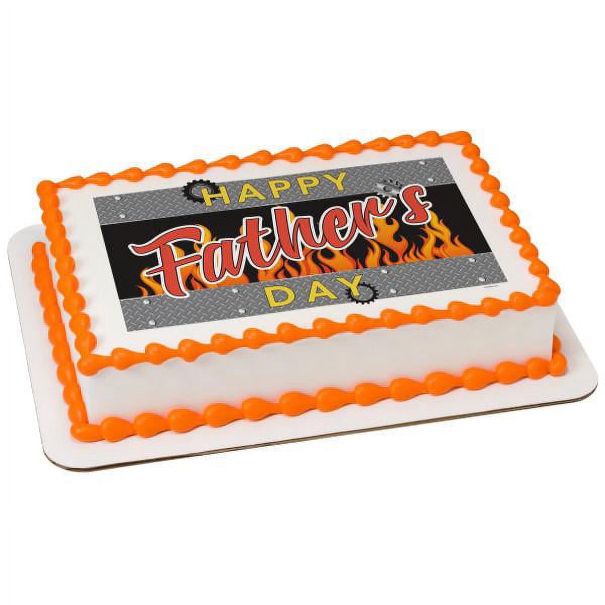 Father's Day Edible Cake Topper, by A Birthday Place - Walmart.com