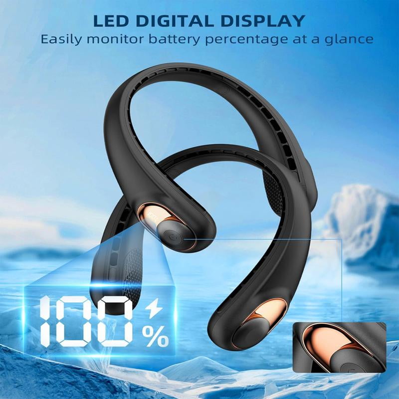 Father's Day Gift-Neck Fan, Portable Neck Fan Rechargeable, 5200mAh ...