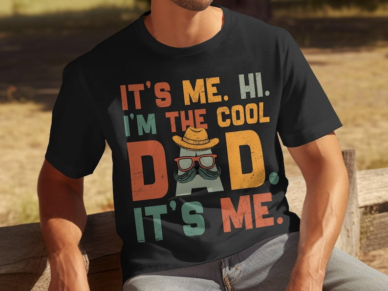 Father’s Day Gift for Dad, Funny Cool Dad T-Shirt, Men’s Tee for Father ...