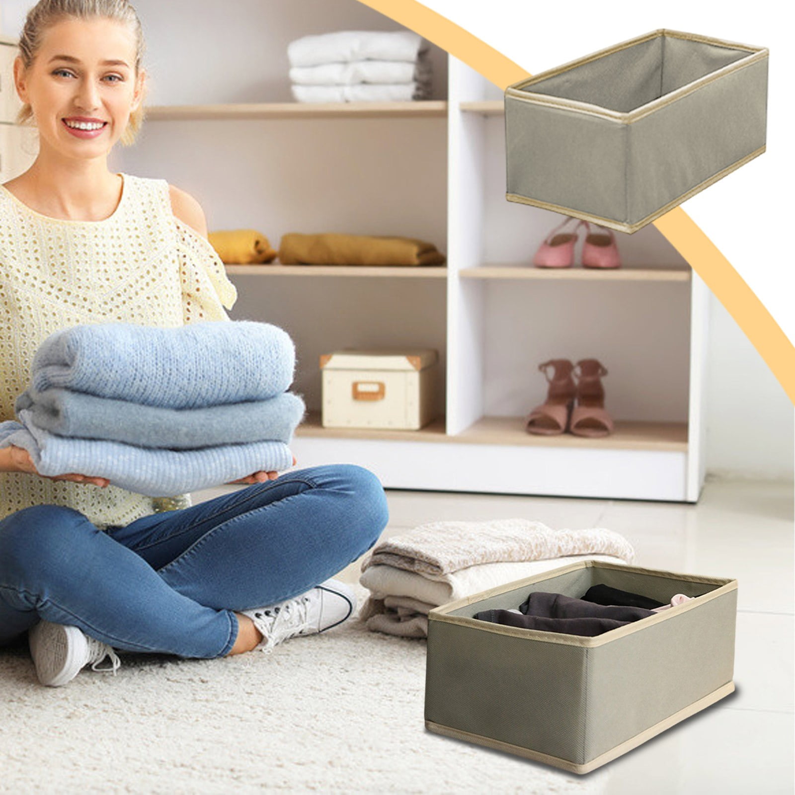 Father's Day Gifts,Drawer Organizer for Small Clothing Items-Closet ...