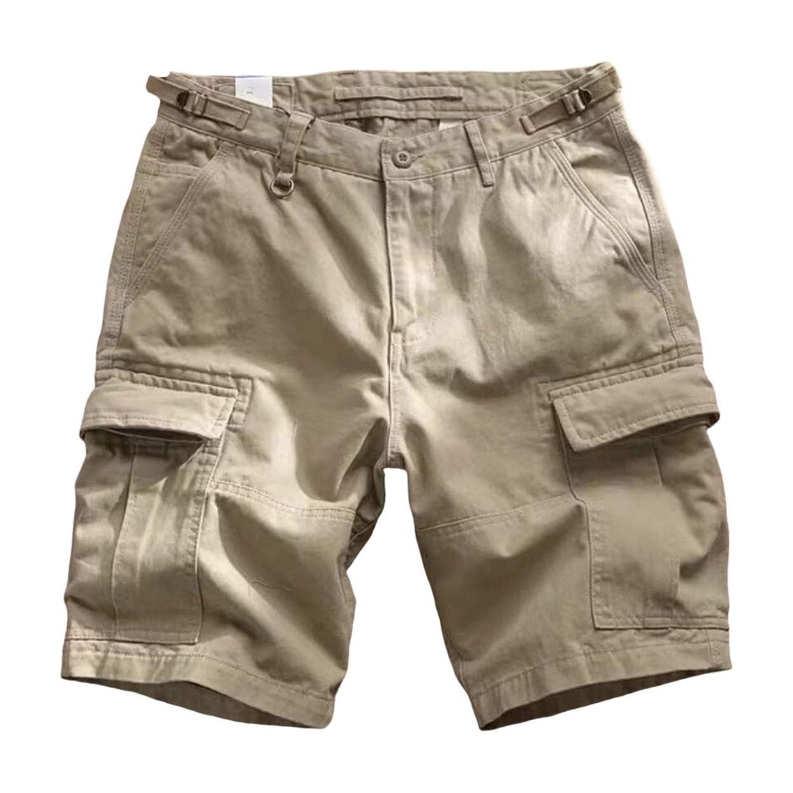 Father's Day Gifts Men's Shorts Solid Color Cargo Short Pants with ...