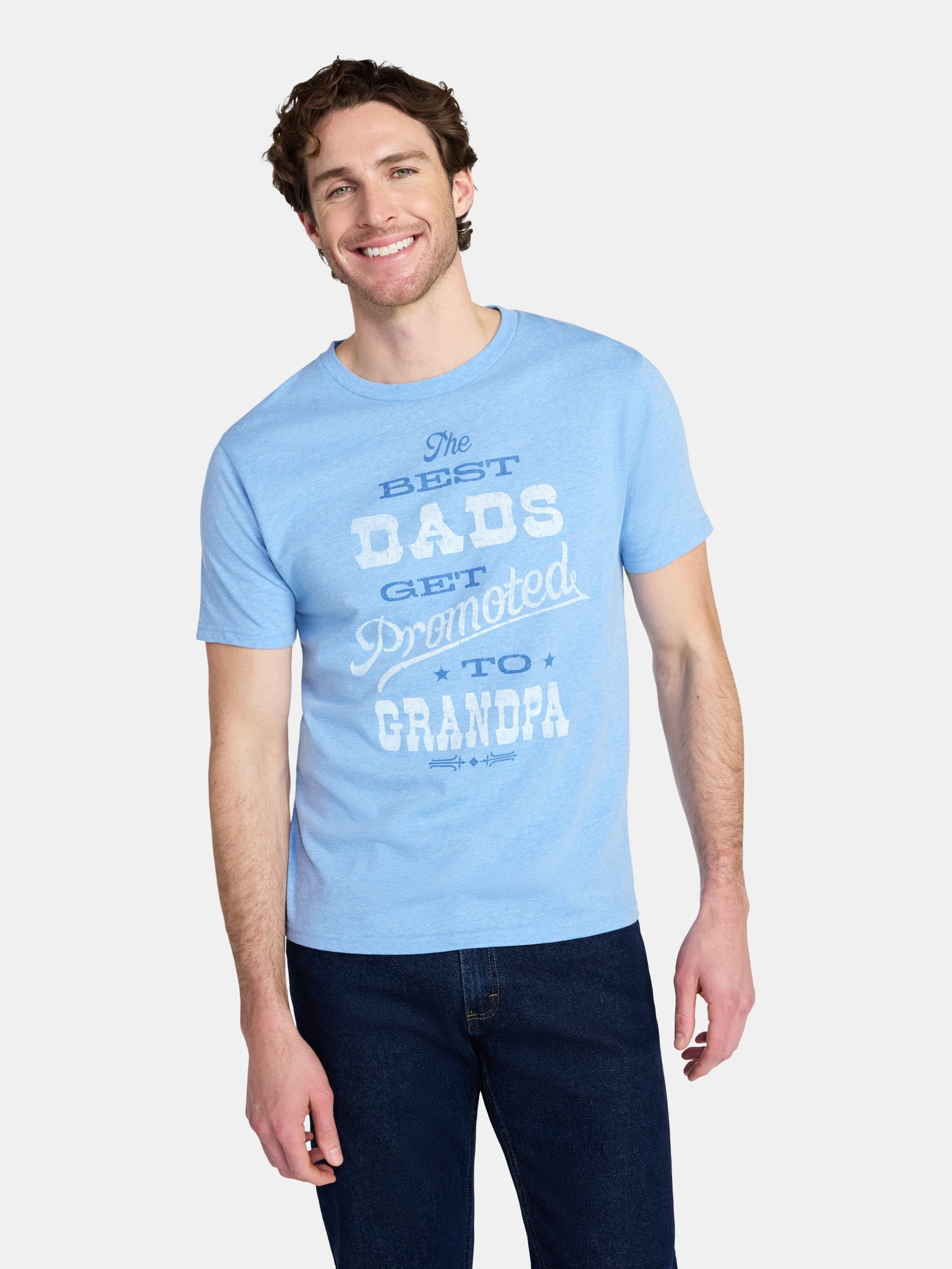 Father's Day Men's Dad Upgrade Graphic Tee by Way to Celebrate, Sizes ...