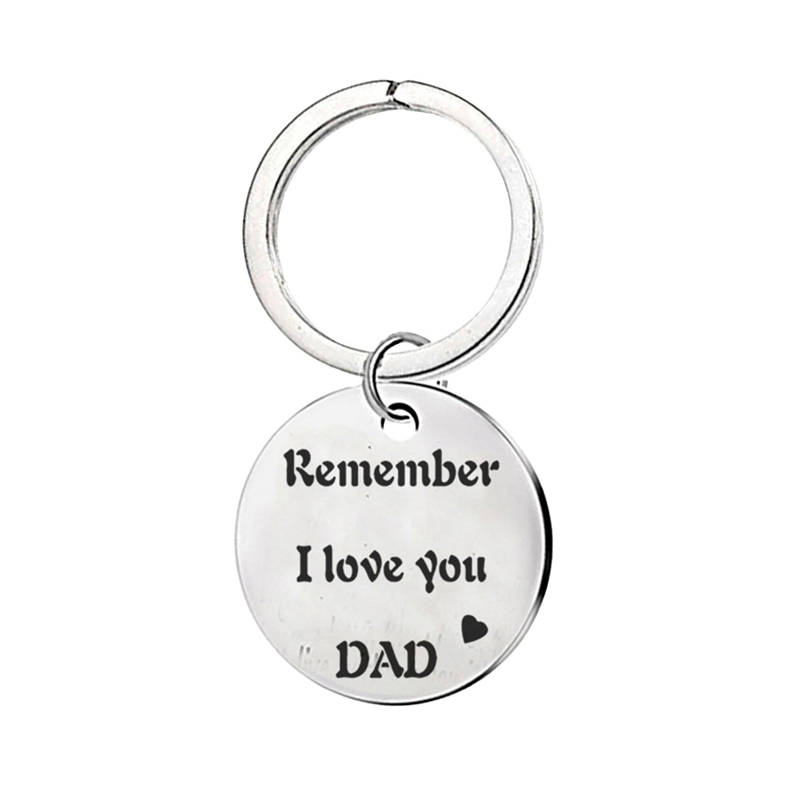 Father's Day/Mother's Day Stainless Steel Engraved Keychain - Schoolbag ...