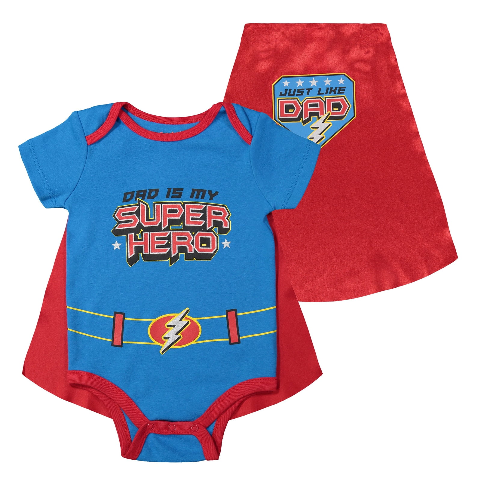 Father's Day Newborn Baby Boys Costume Bodysuit and Cape Newborn to ...