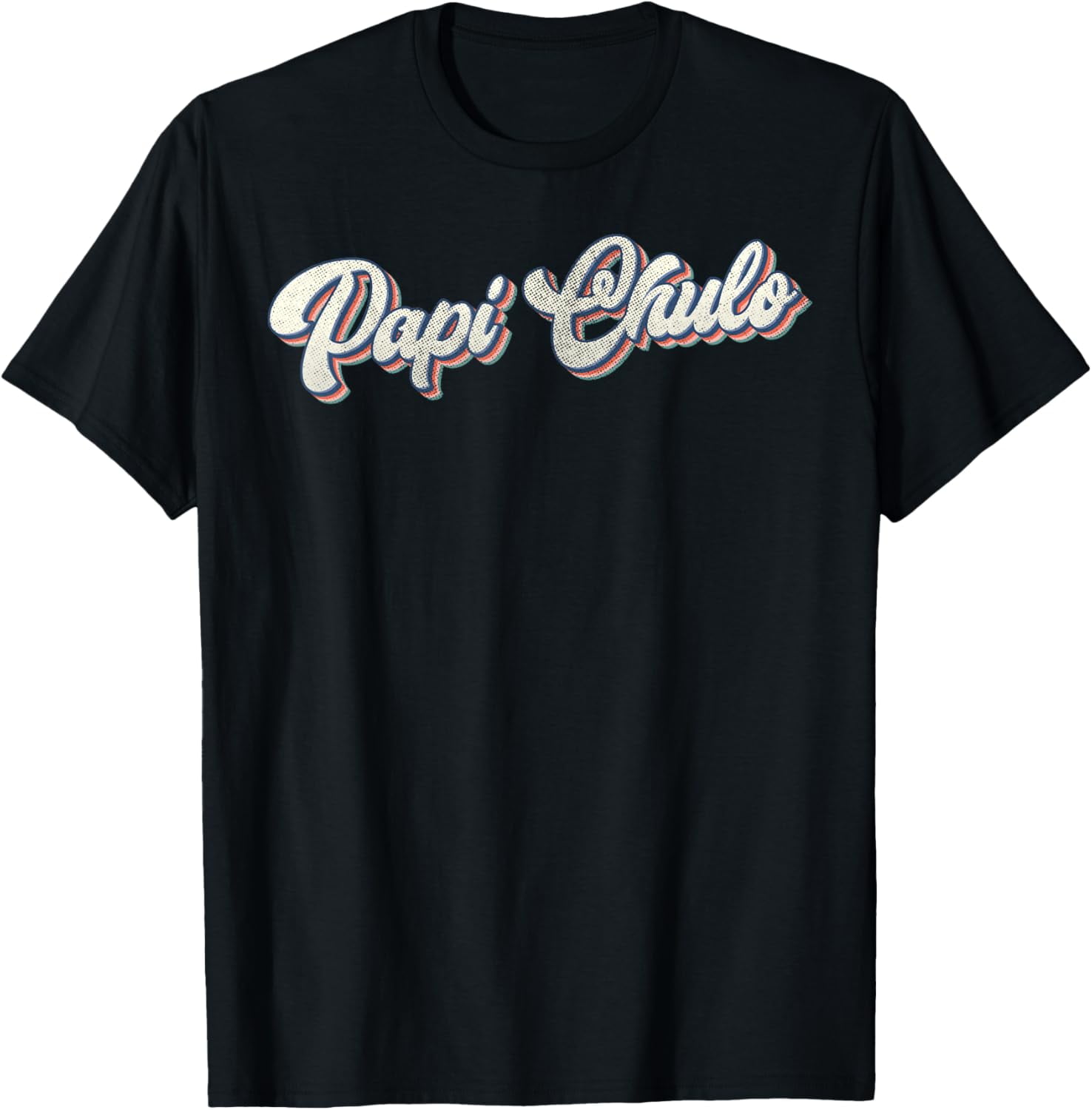 Father's Day Papi Chulo Spanish Father Grandfather Vintage T-Shirt ...