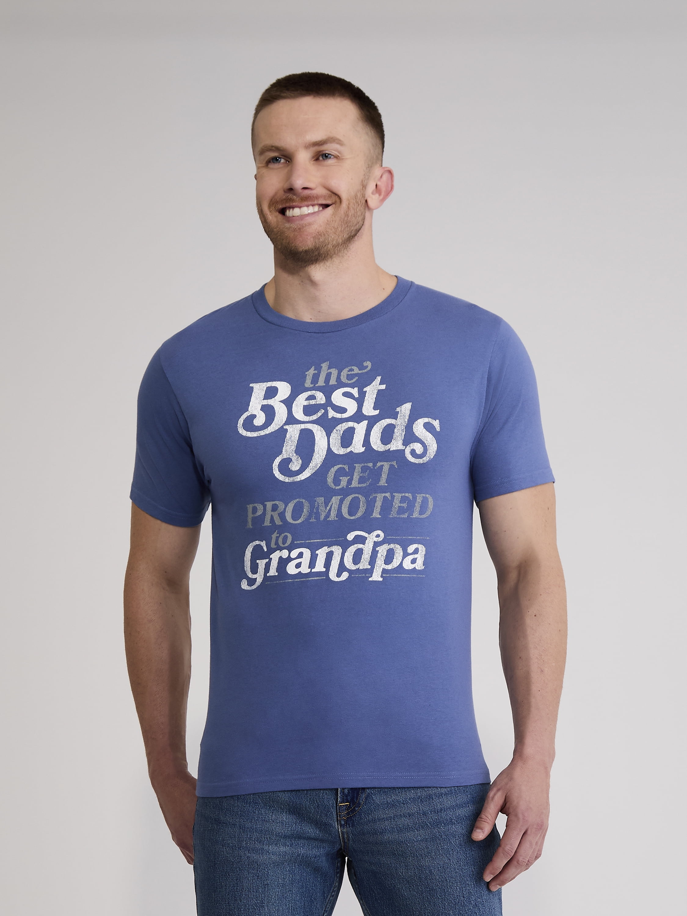 Way To Celebrate Men's Promoted to Grandpa Graphic Tee Shirt S-3XL ...