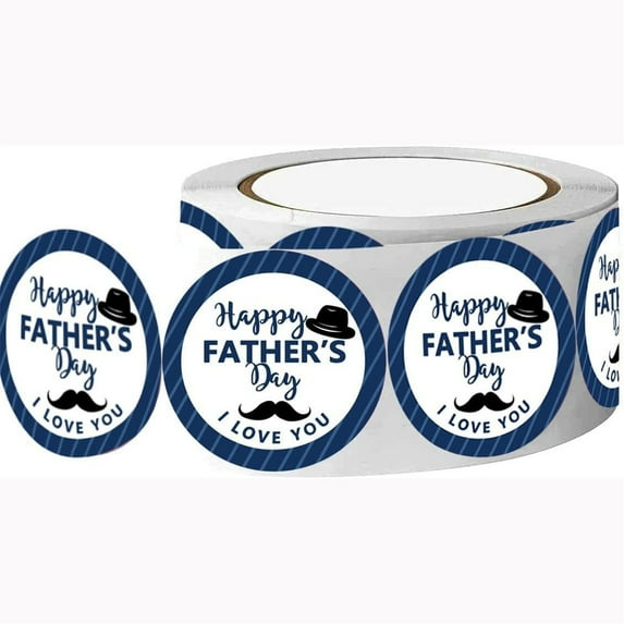 Father's Day Sticker Happy Father's Day Decal Decorative Sticker ...
