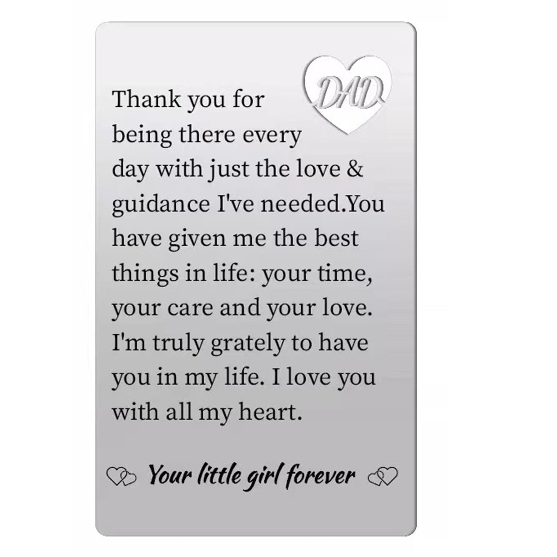 Wallet Insert Card, Engraved Wallet Inserts Card, Couple Wallet Card ...