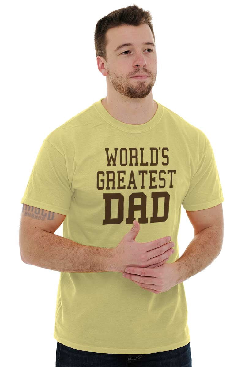 Father's Day World's Greatest Dad Men's Graphic T Shirt Tees Brisco ...