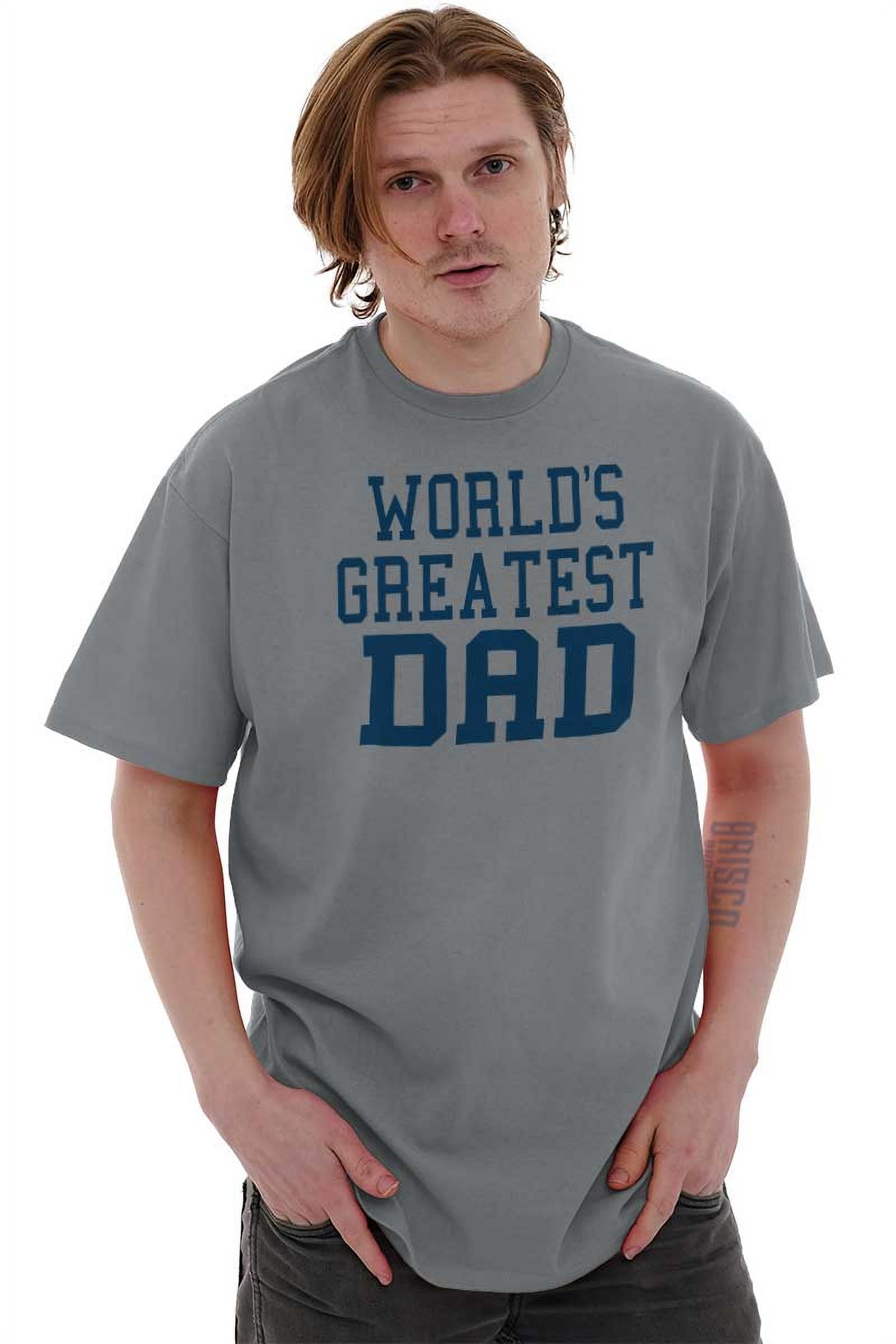 Father's Day World's Greatest Dad Men's Graphic T Shirt Tees Brisco ...