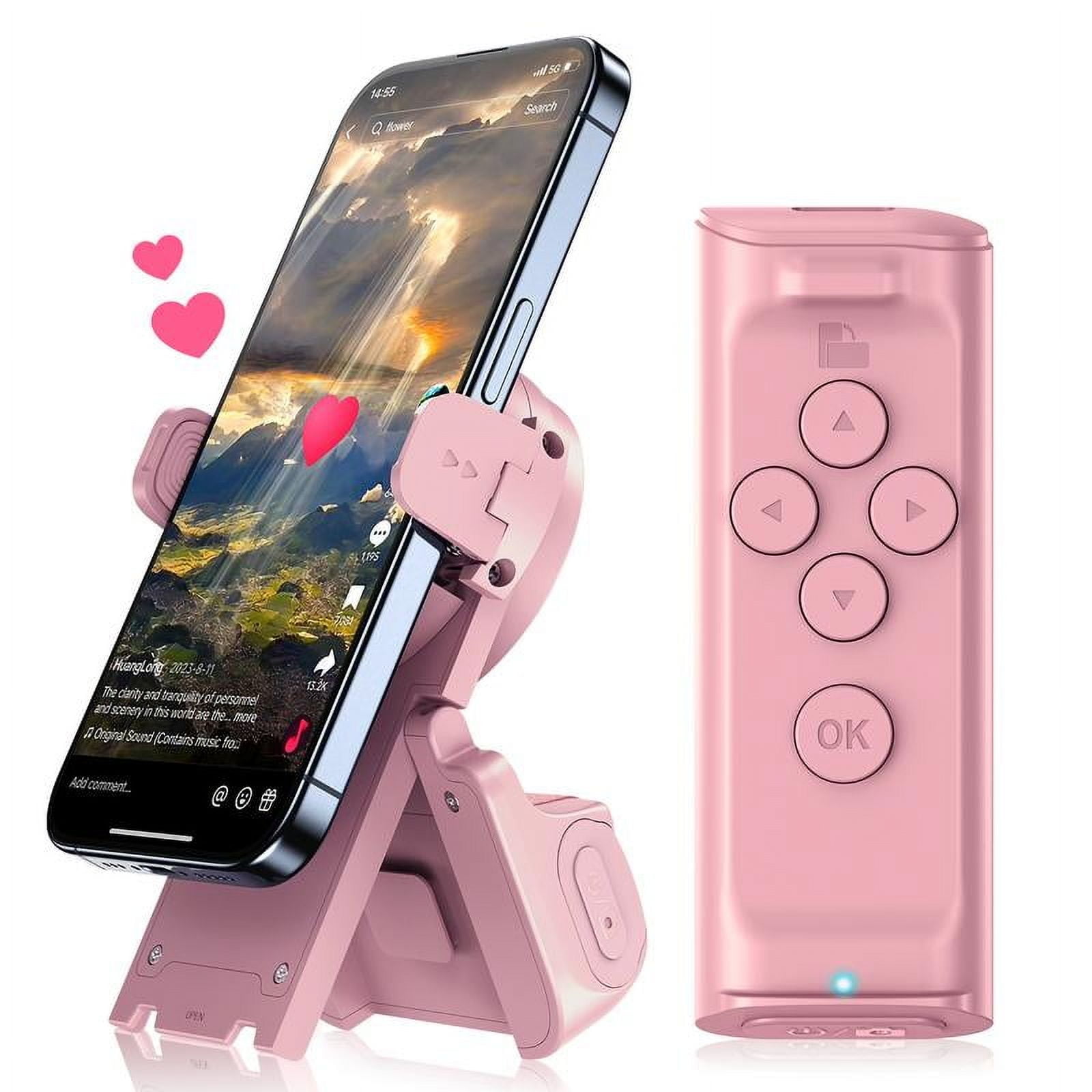 [Father's Day gift] PUTARE Remote Control for TikTok Scrolling with Smartphone Holder Stand ...