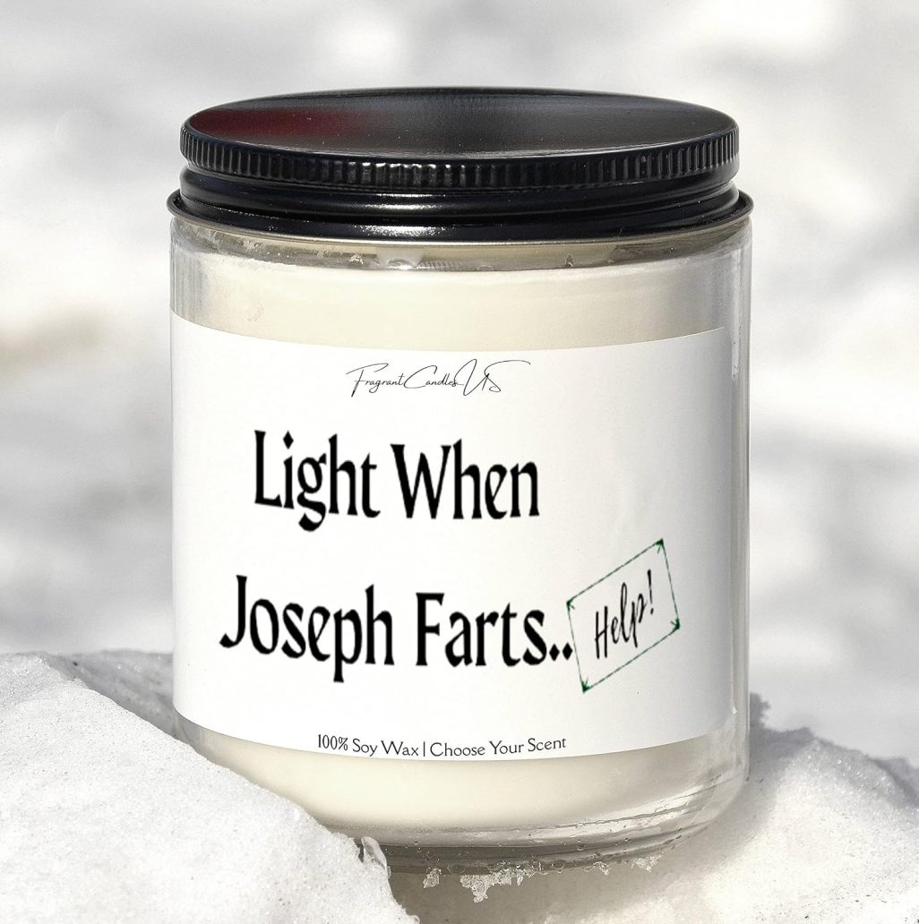 Father's day gifts for him, Dad gifts, Light When Dad Farts Candle ...