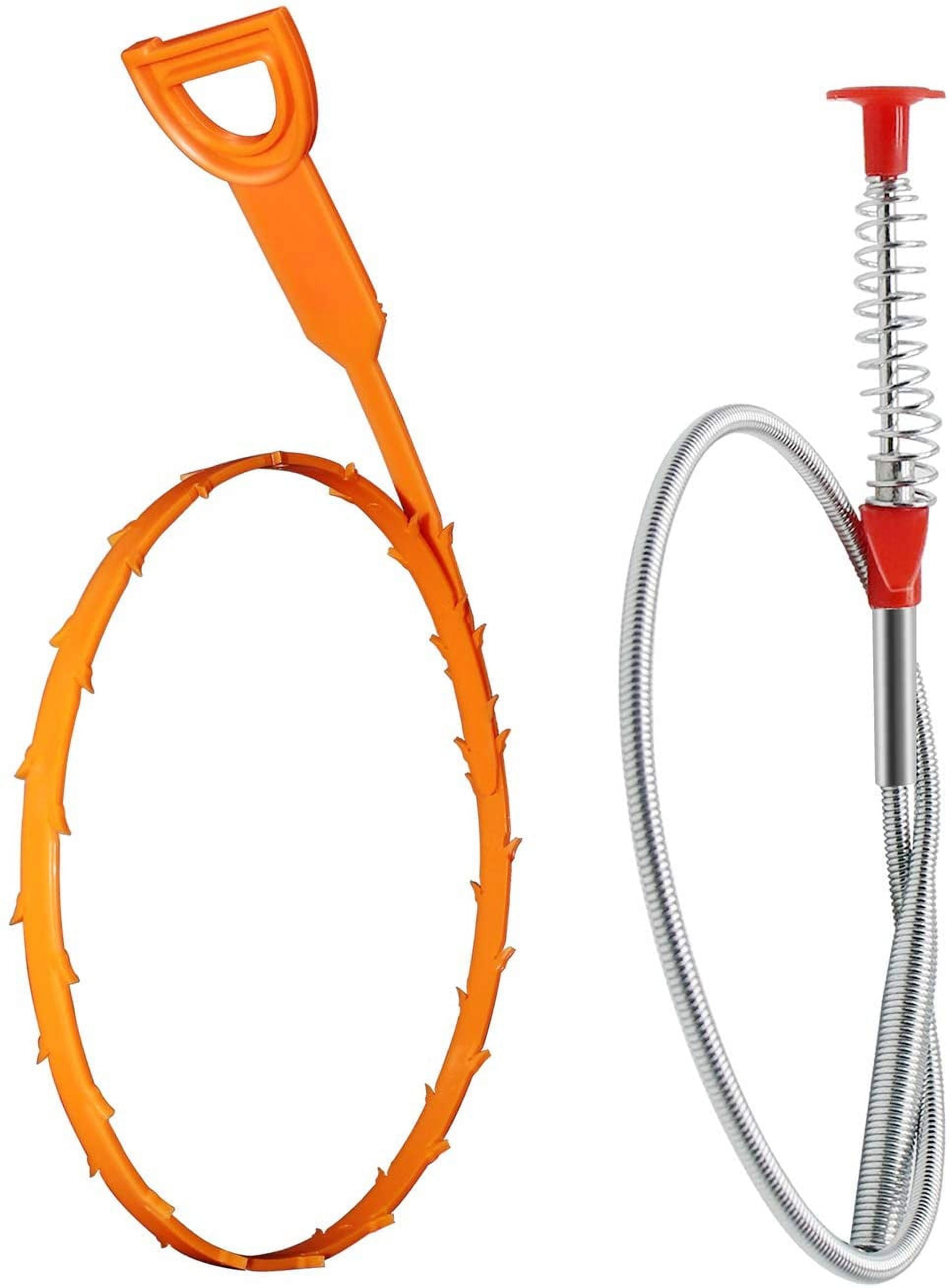 Father.son 1 Pack Drain Relief Tool with 23.6 inch Hair Drain Clog ...