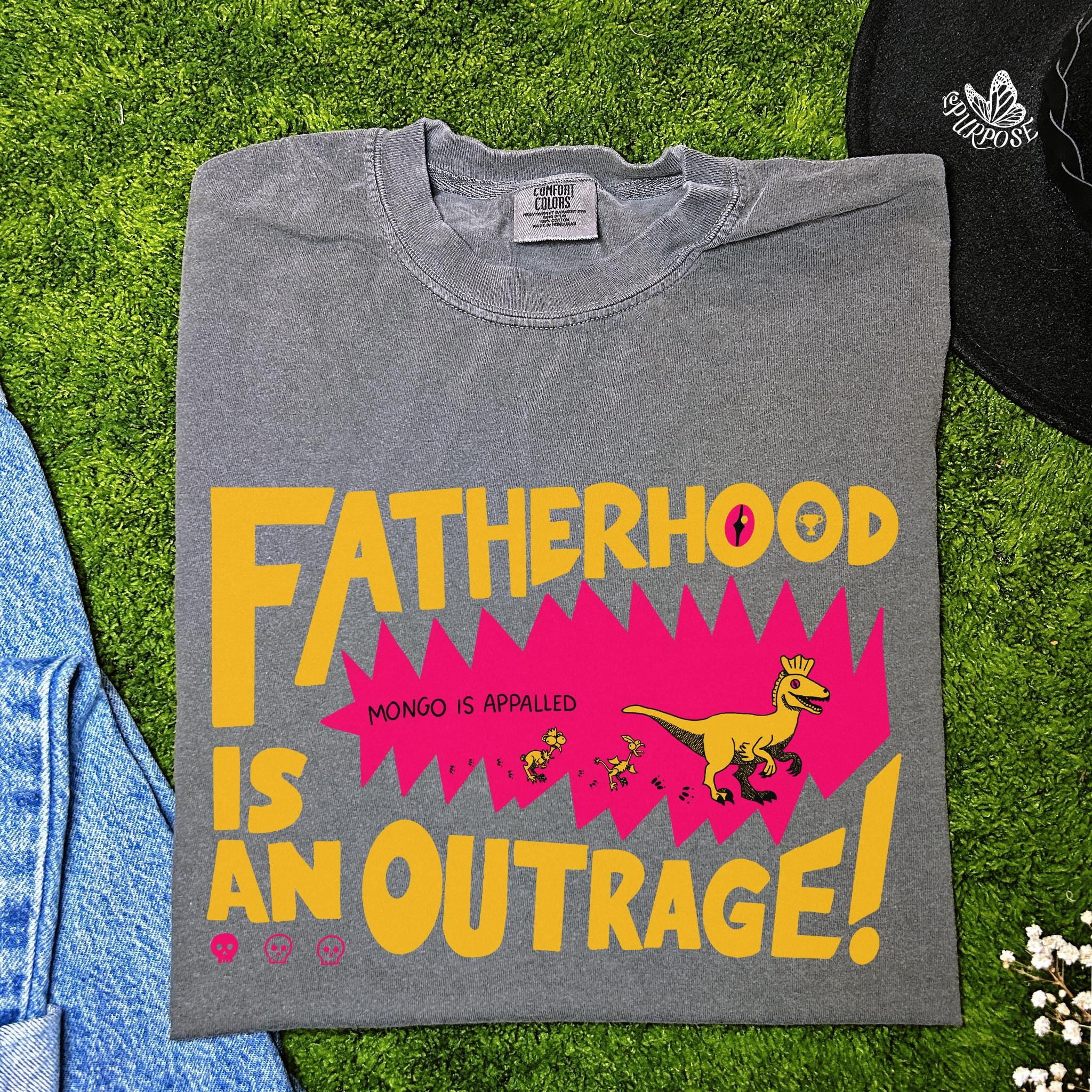 Fatherhood Is An Outrage T shirt Dungeon Crawler Carl Mongo Dad ...