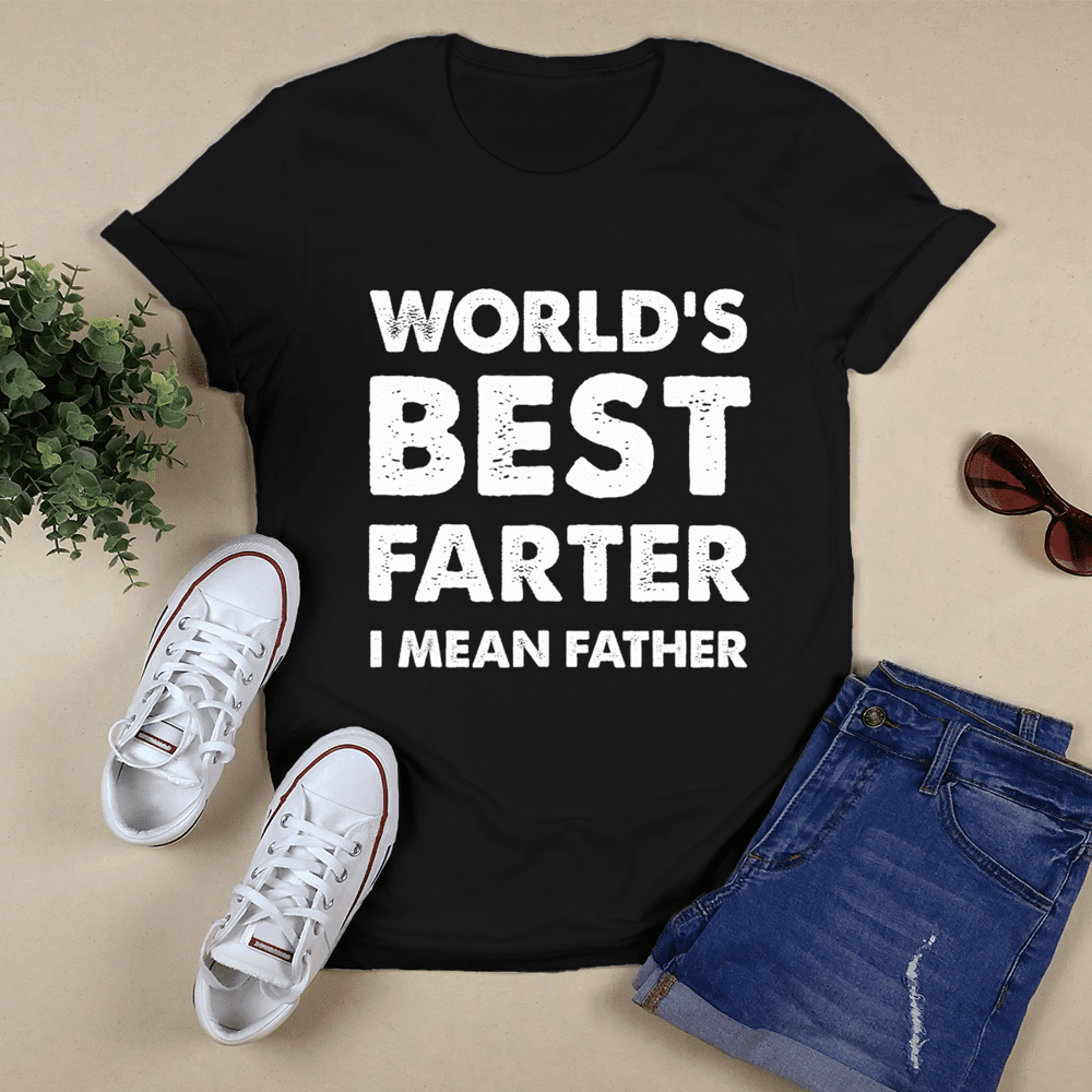 Fathers Best Farter I Mean Father Classic Tshirt Vintage Tee US Size S ...
