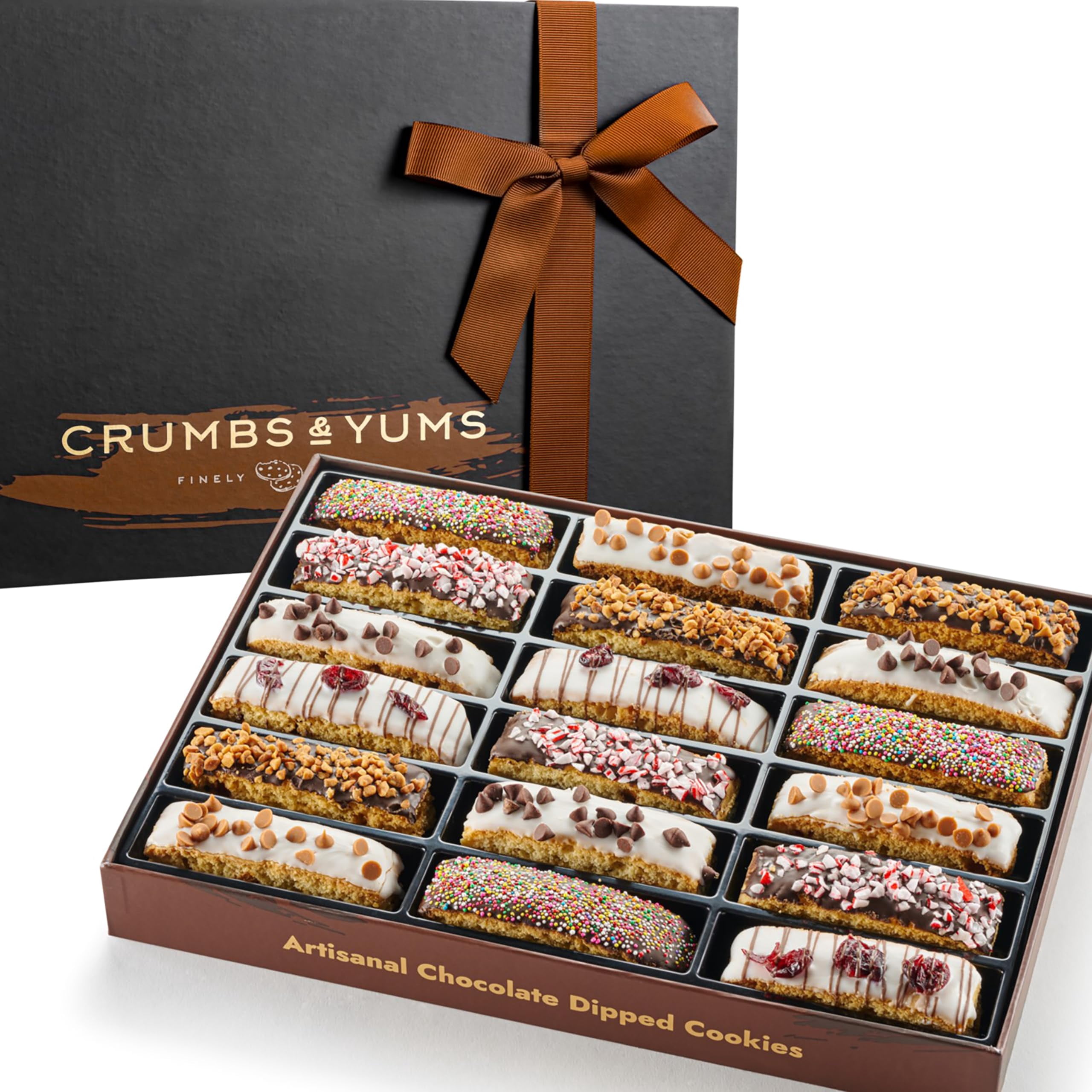 Fathers Day Cookies Gift DEF29 Basket - 18 Gourmet Chocolate Covered ...