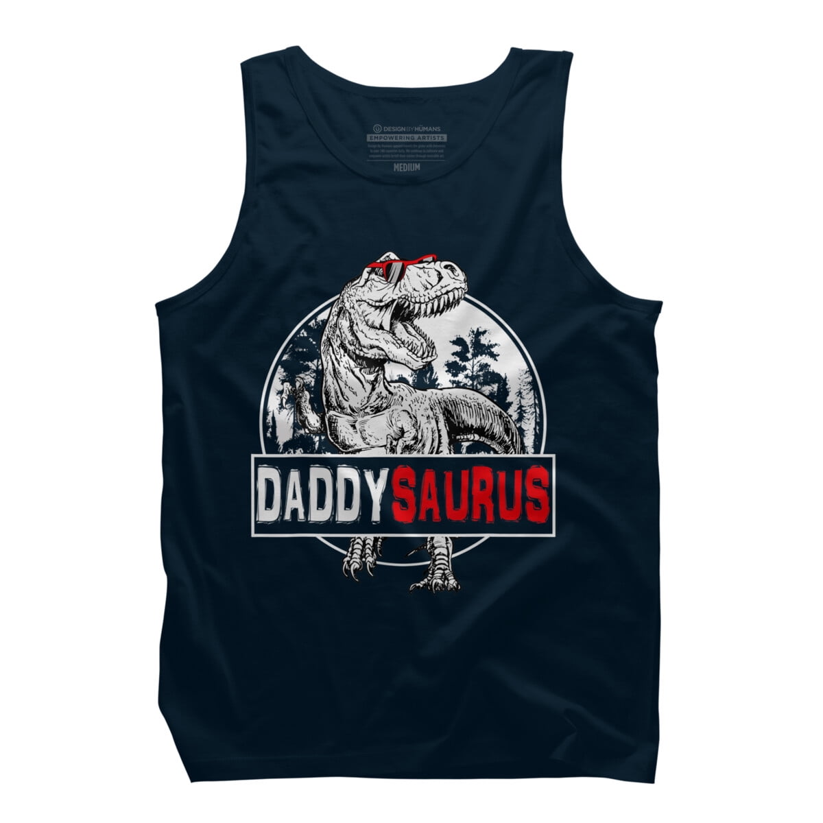 Fathers Day Daddysaurus T rex Dinosaur Funny Daddy Saurus Mens Navy ...