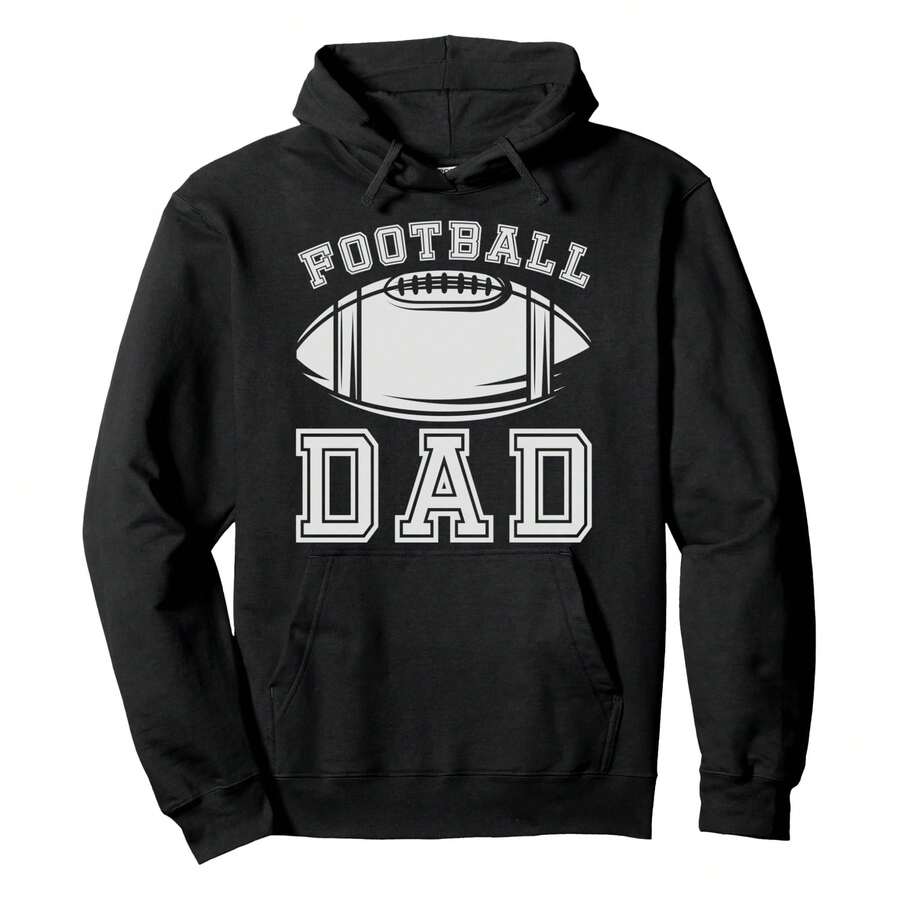 Fathers Day Football Dad American Football Player Football Pullover ...