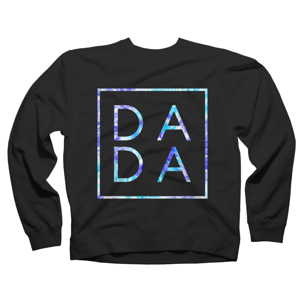 Fathers Day For New Dad Papa Grandpa - Dada Square Tie Dye Black ...
