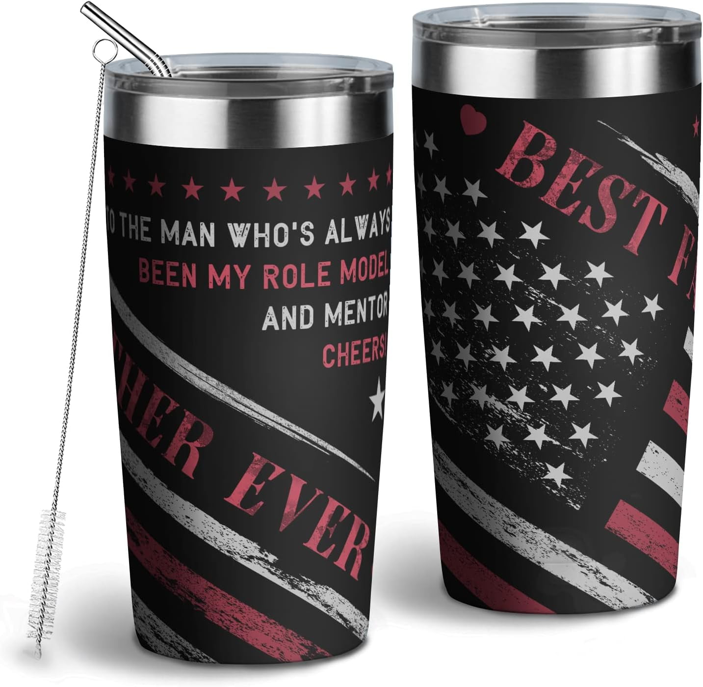 Fathers Day Gift For Dad Stainless Steel Funny Dad Coffee Tumbler ...