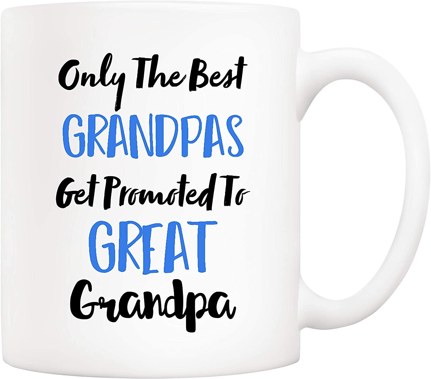 Fathers Day Great Grandpa Mug from Grandchild Granddaughter Grandson ...
