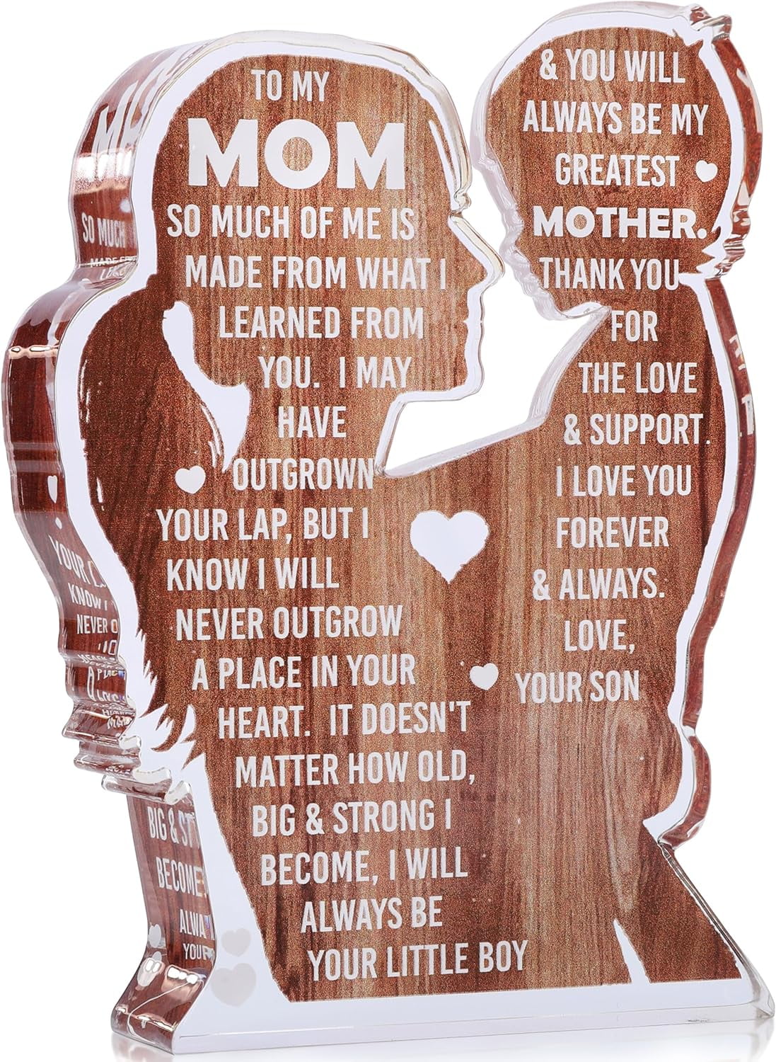 Fathers Day Presents from Daughter – Heartfelt Acrylic Plaque for Dad ...