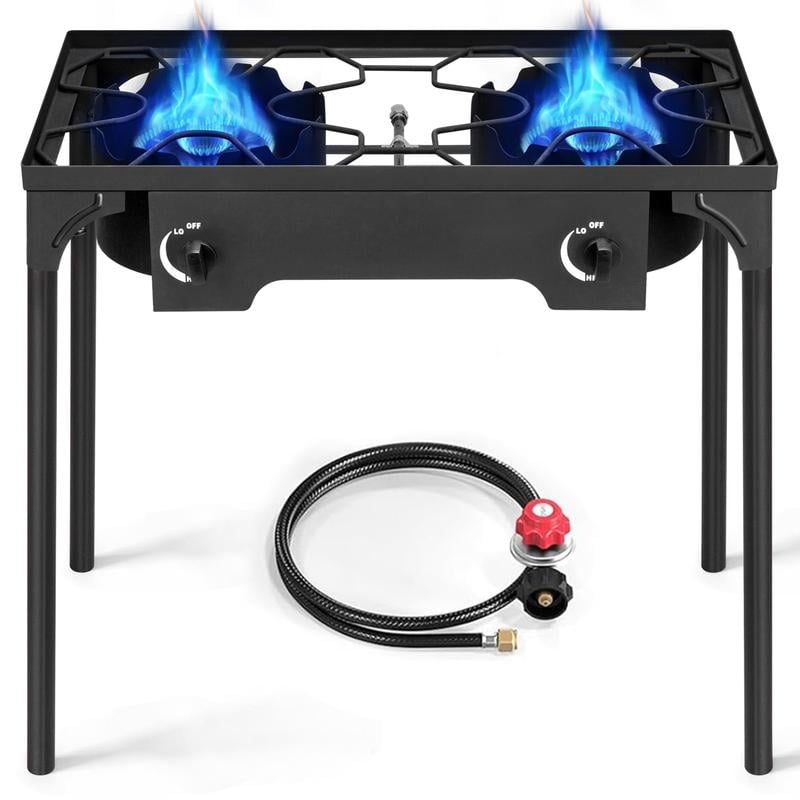 FathersDayGift-3 Burner Outdoor Propane Gas Stove, 225,000 BTU High ...