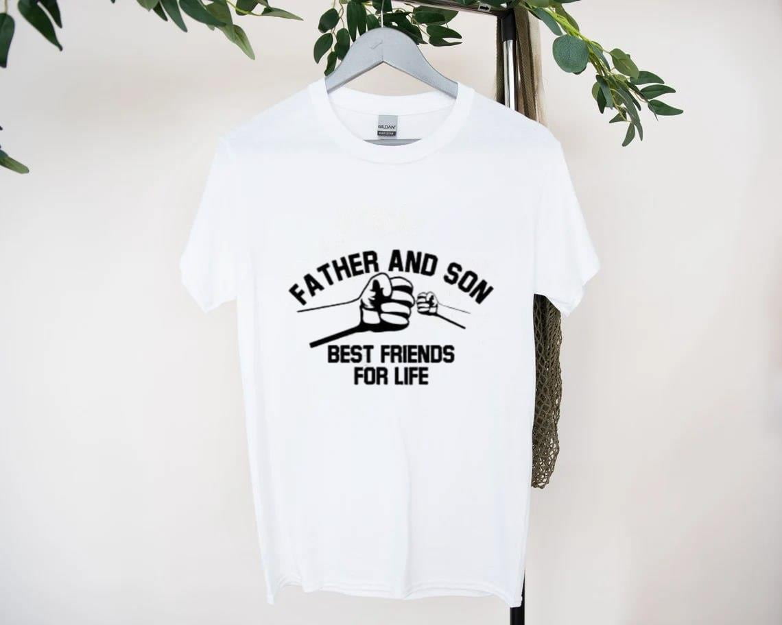 Fathersday Bold Text Simple Dad T-Shirt, for men & women, up to size ...