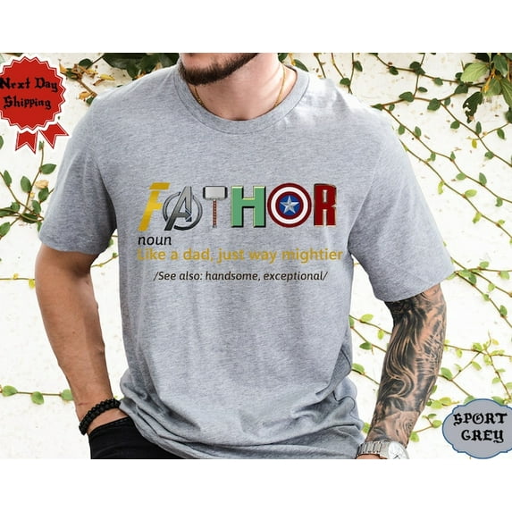 Fathor, Thor, Father's Day , Avngers Men's Shirt, Fathor Definition ...