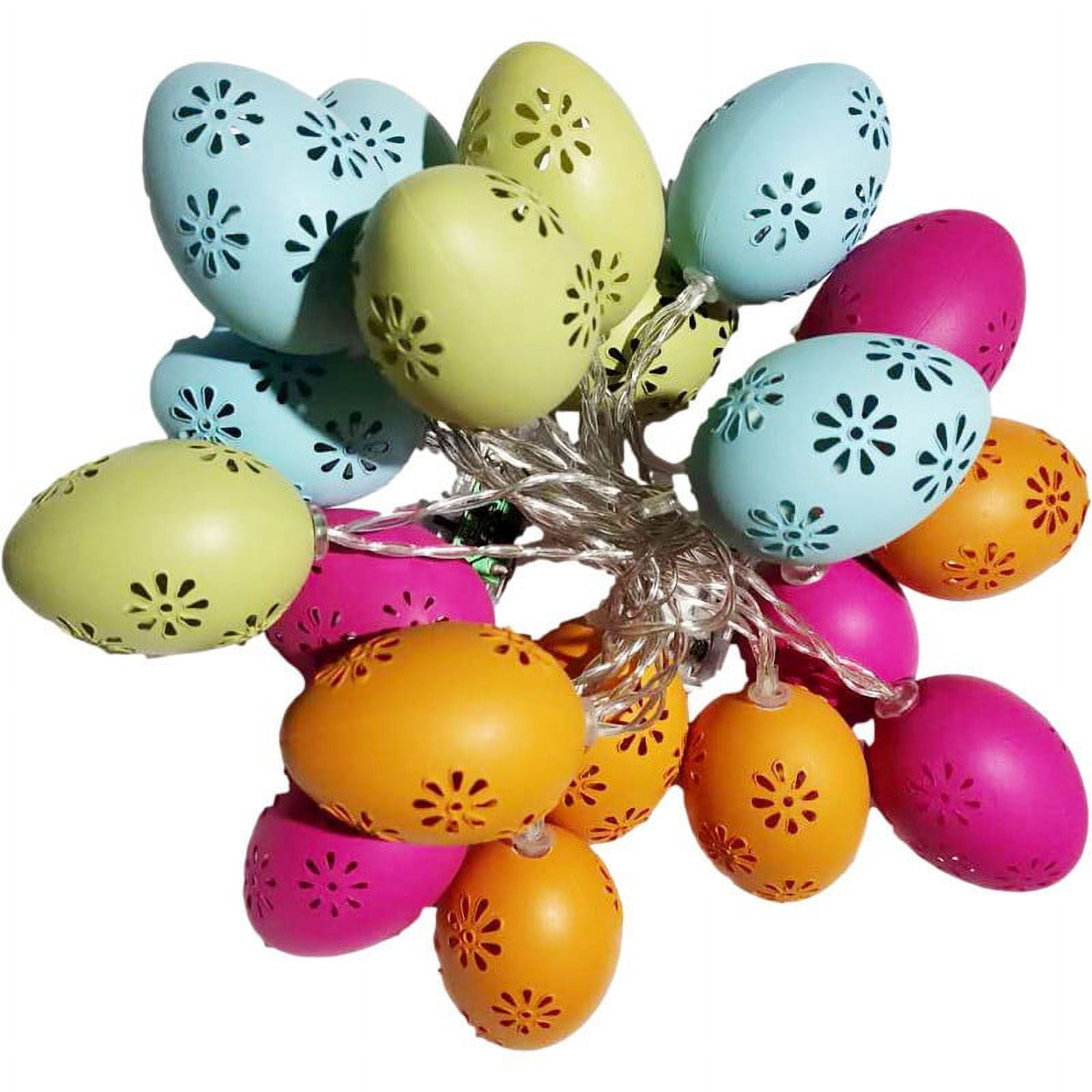 Fattazi 10/20/40 LED Easter Egg String Lights – Battery Powered, Perfect for Easter, Wedding ...
