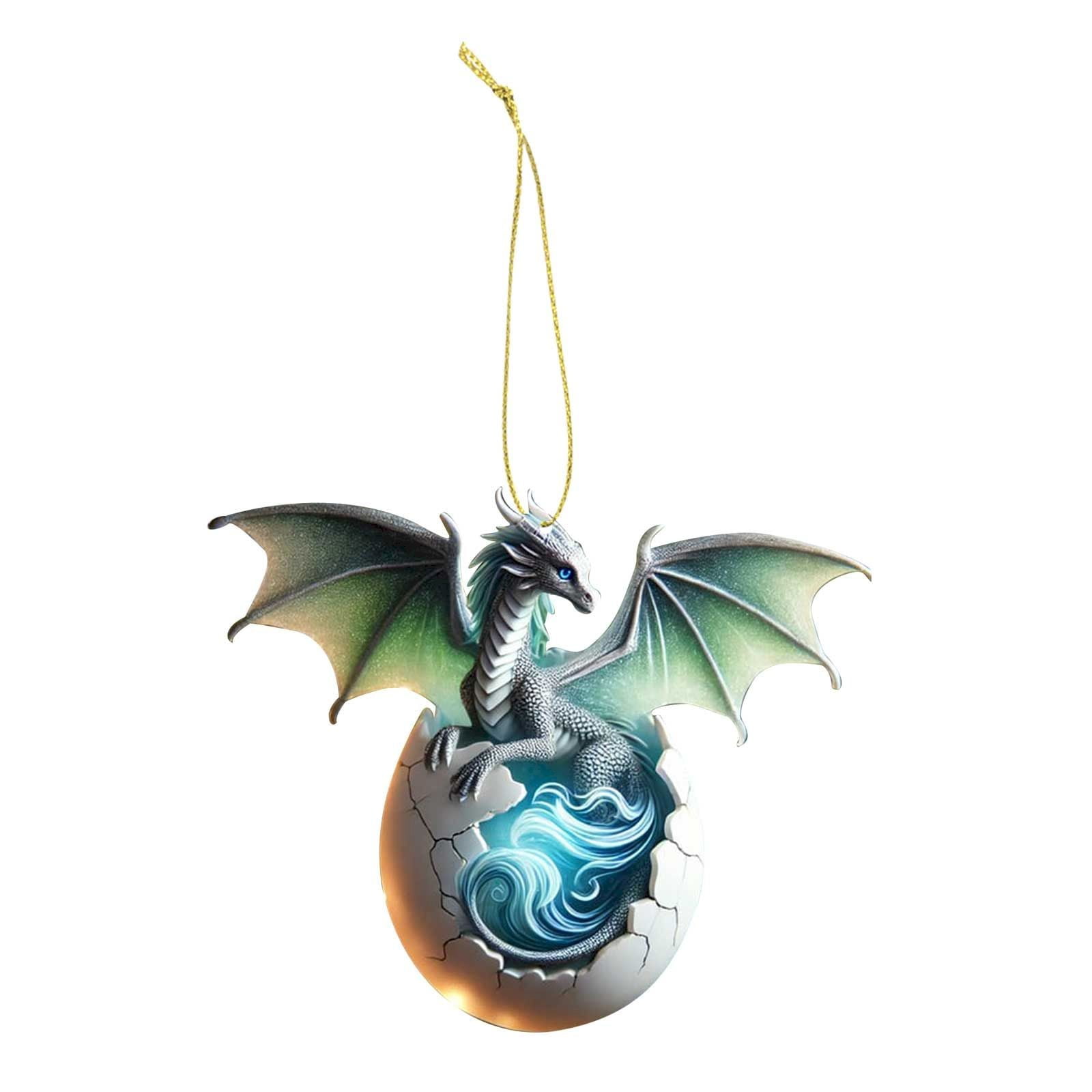 Fattazi 2024 Dragon Christmas Decoration | Acrylic Simulation Dragon ...