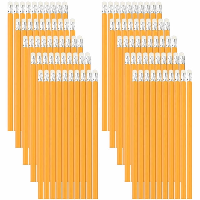 Fattazi Blank Pencil HB Pencil With Eraser Student Writing HB Pencil ...