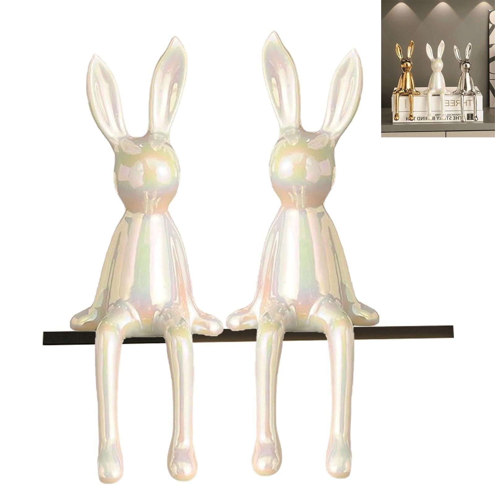 Fattazi Brass Sitting Bunny Sitting Bunny For Shelf Ceramic ...
