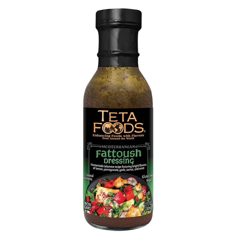 Teta Foods Fattoush Salad Dressing, 12 Fl Oz - Walmart.com