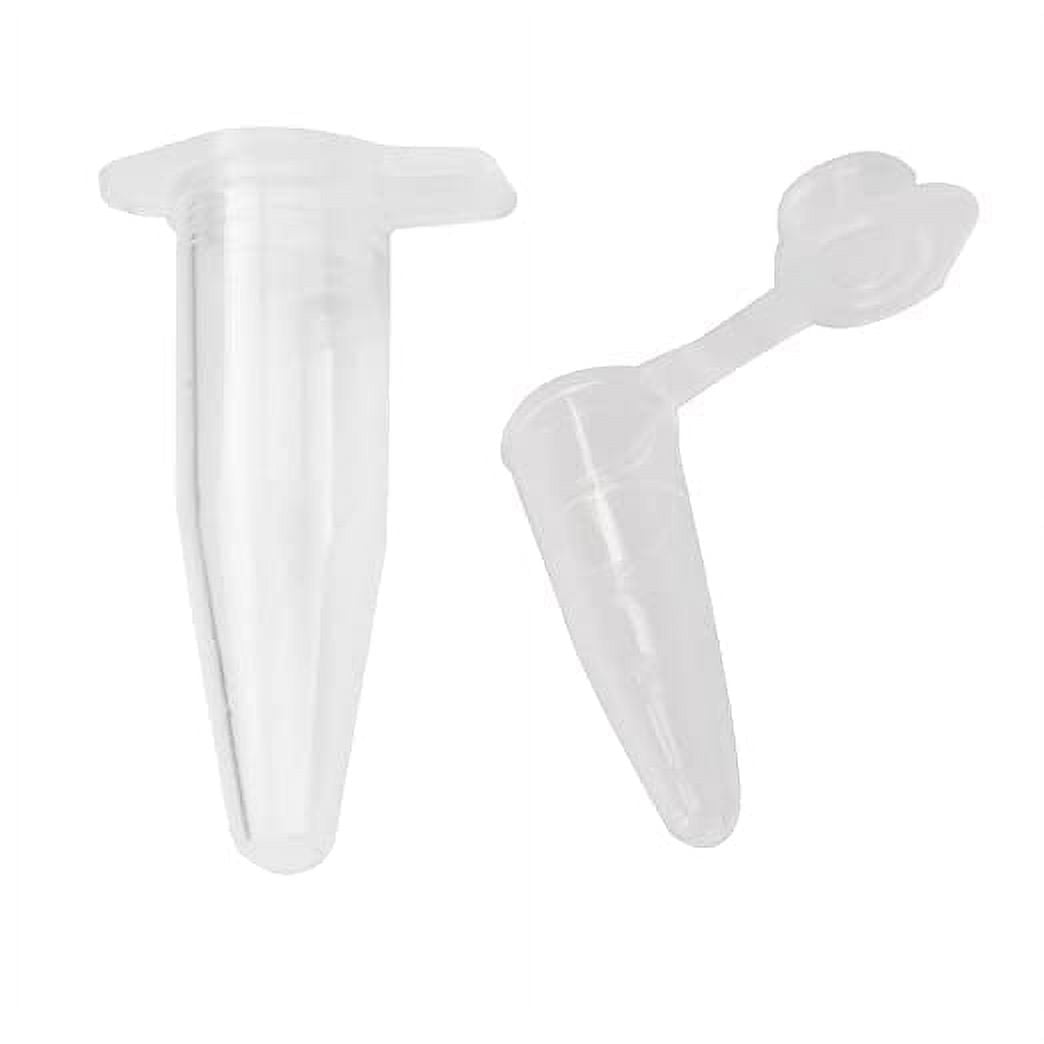 Fatty Farmer 200Pcs 0.2ml Microcentrifuge Tube with Snap Cap, Clear ...