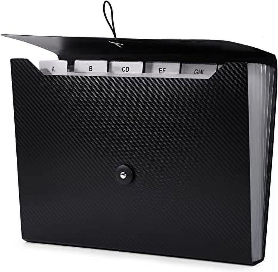 Fatty Farmer 7 Pocket File Organizer accordion folder with elastic ...