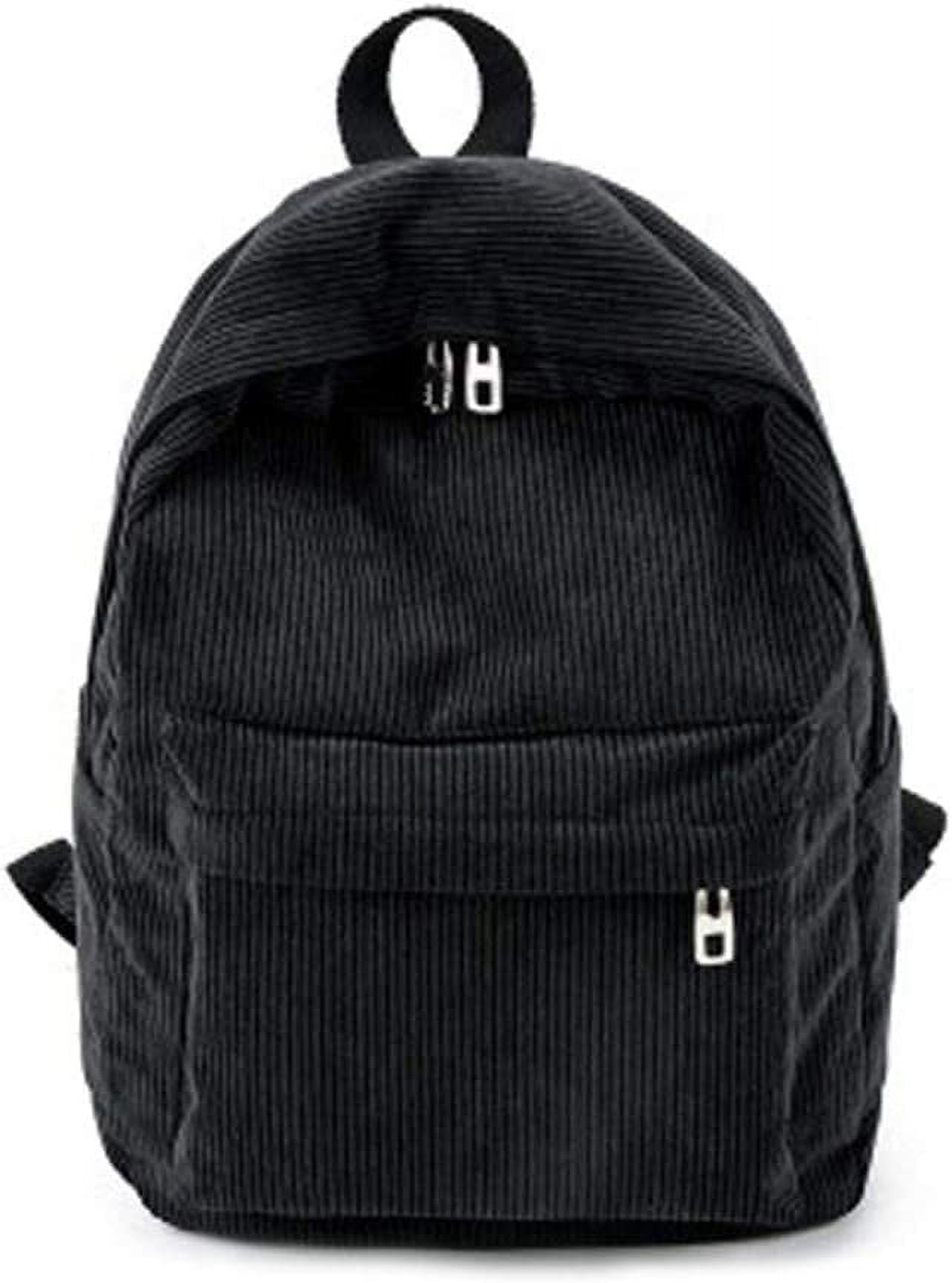 Fatty Farmer Women Vintage Rucksack Corduroy Backpack School Bag Casual ...