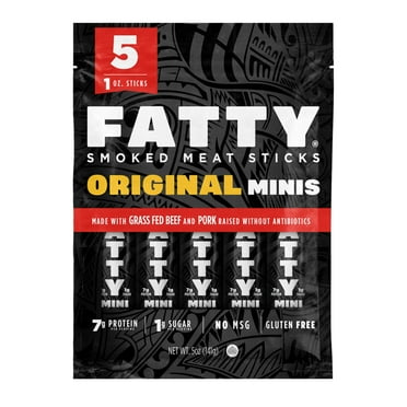 Chomplings Beef Mini Jerky Sticks, 4g Protein, 6 Count - Walmart ...