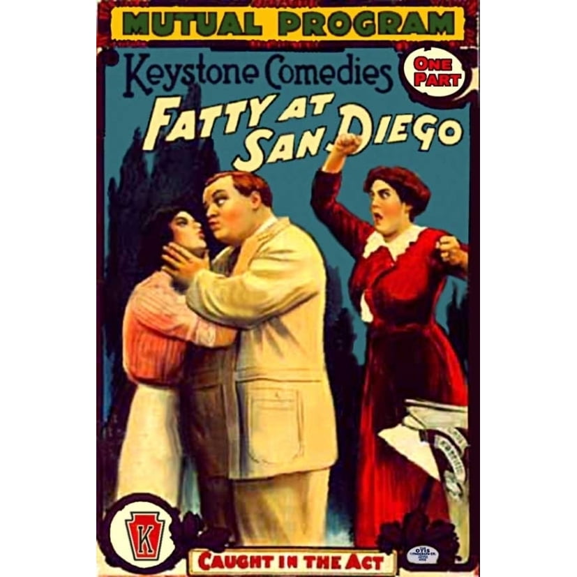 Fatty at San Diego Movie Poster (11 x 17) - Walmart.com