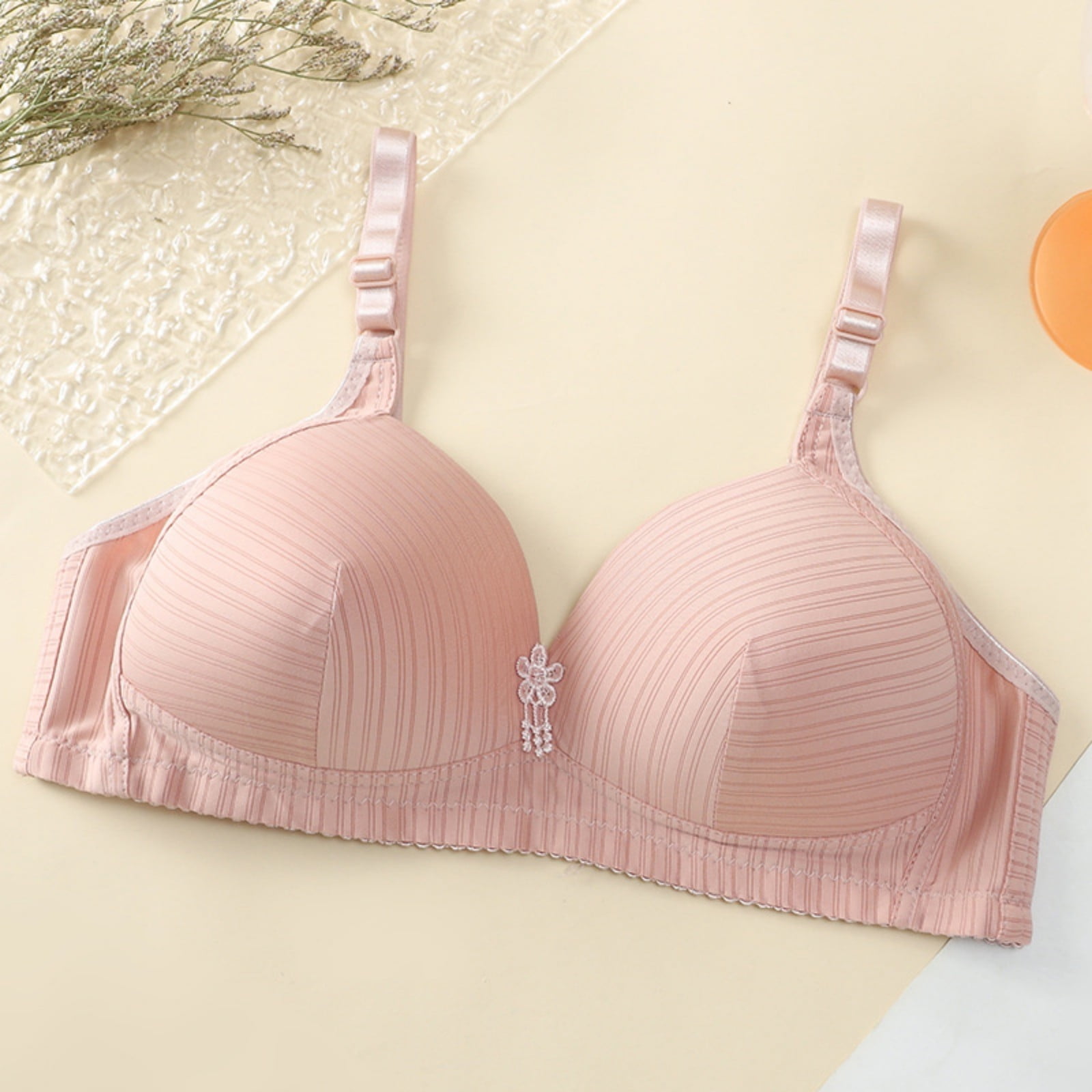 Fatuov Bras for Women Plus Size Wireless Push-Up Underwear for Shopping ...