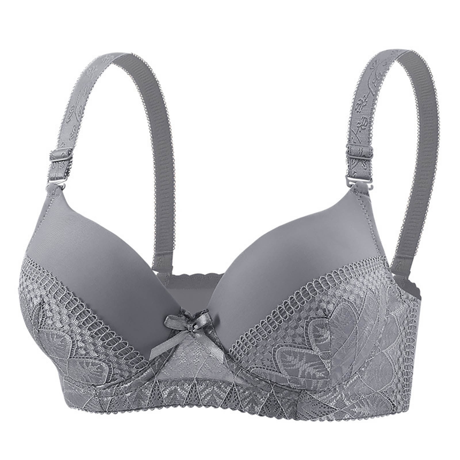 Fatuov Full Coverage Lace Bras for Women Adjustable Straps Comfortable ...