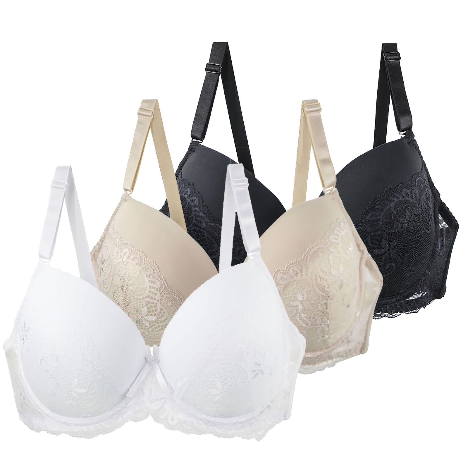 Fatuov Wirefree Bras for Women Plus Size Lingerie Bras for Home Sexy ...