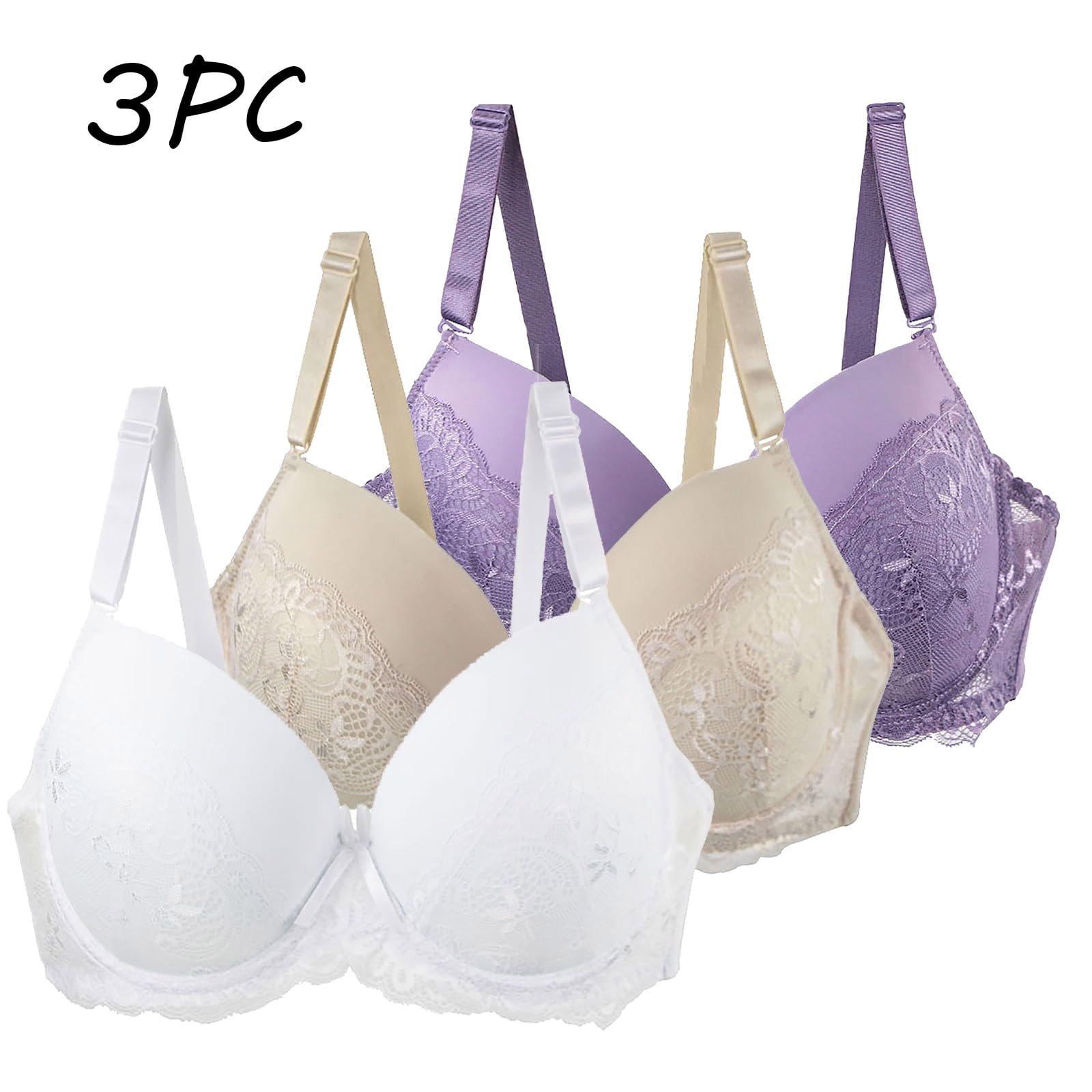 Fatuov Wirefree Bras for Women Plus Size Lingerie Bras for Home Sexy ...