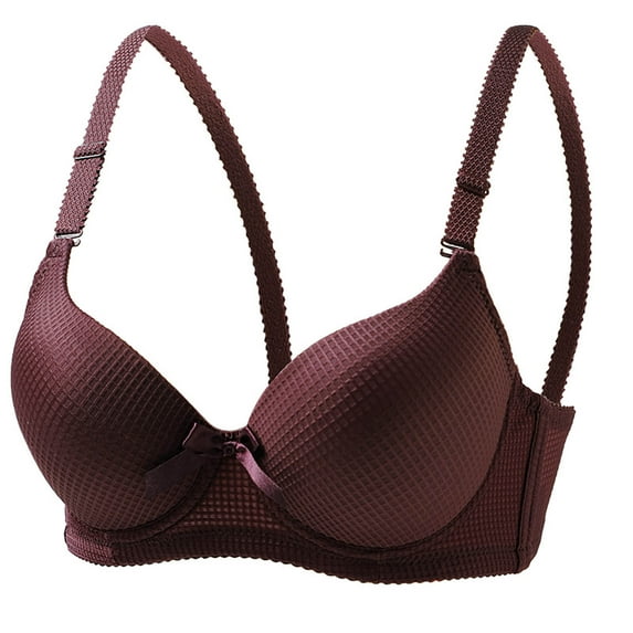 Fatuov Women's Full Coverage Wire Bra Supportive Soft T-Shirt Bra for ...