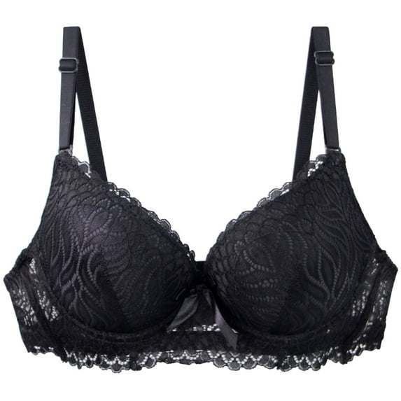 Fatuov Women's Push Up Underwire Bra Full Coverage Comfort Bra for ...