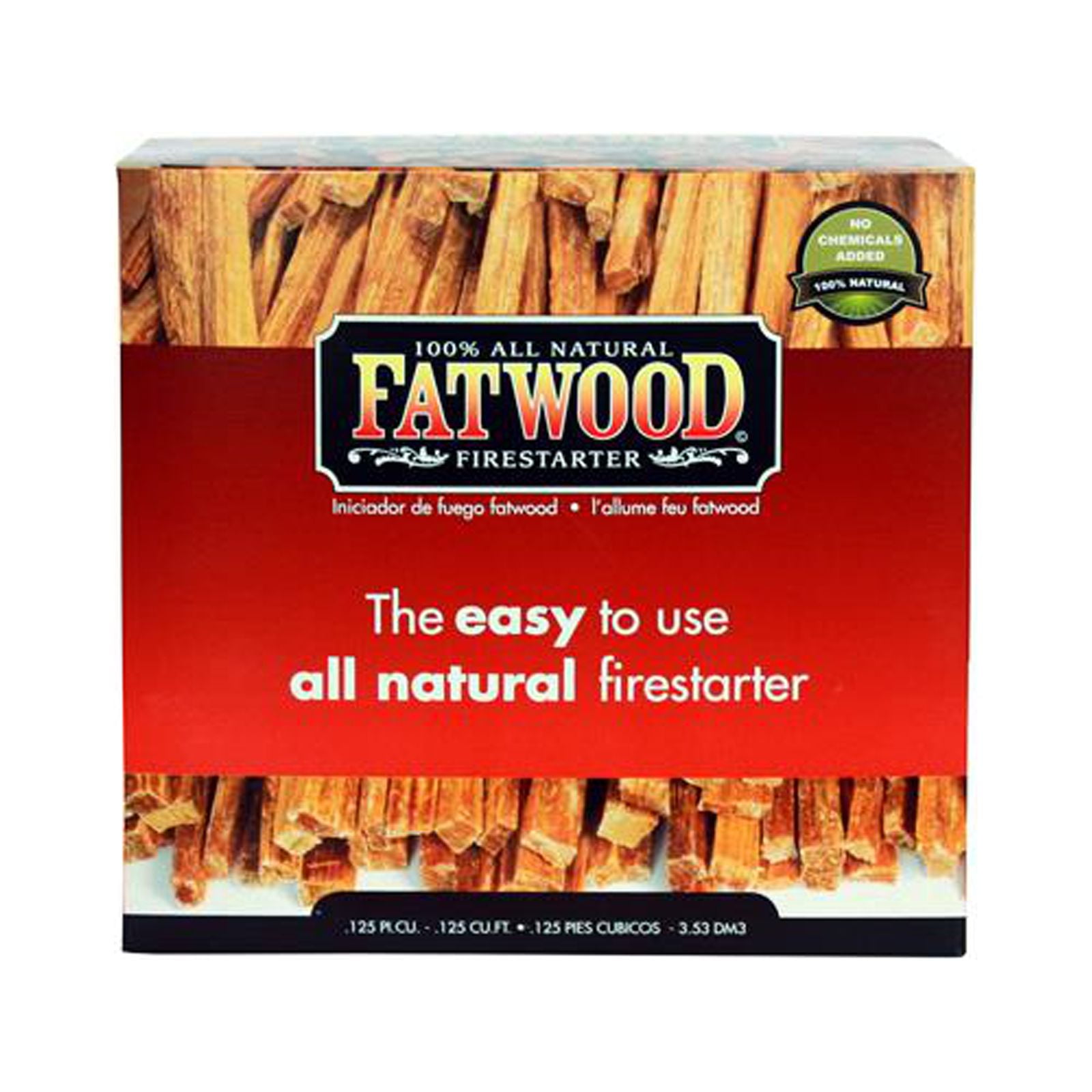Fatwood Firestater 9987 Pine Wood Sticks, .125 Cu. Ft., 5 Lbs ...
