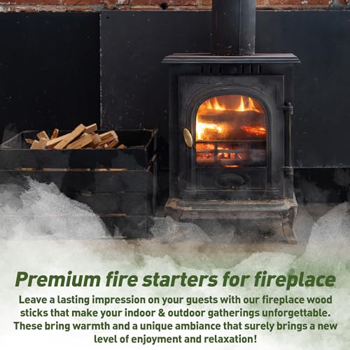 Fatwood & Incense Cedar Kindling Combo: Ideal for Wood Stoves ...